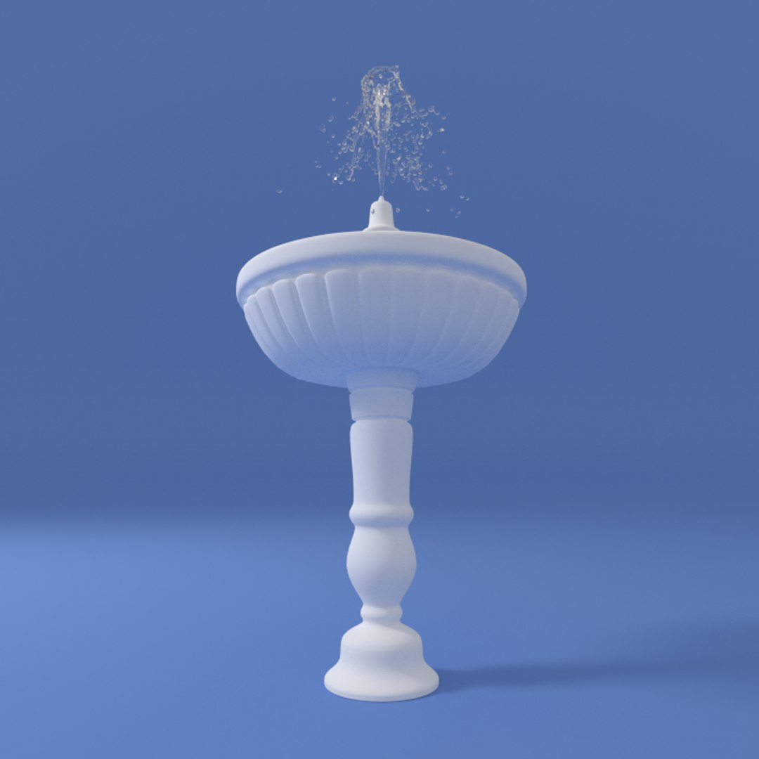 Fountain Fount Water Dxf