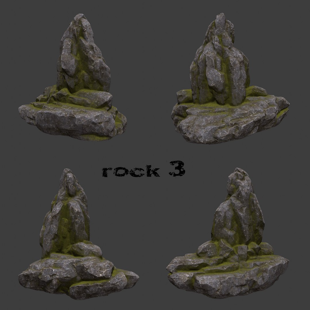 3d rock 1