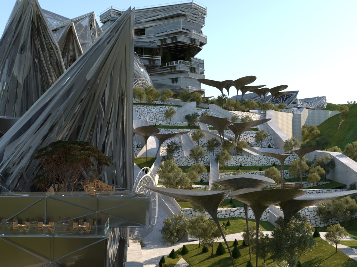 Future Building 3D Model - TurboSquid 2144778