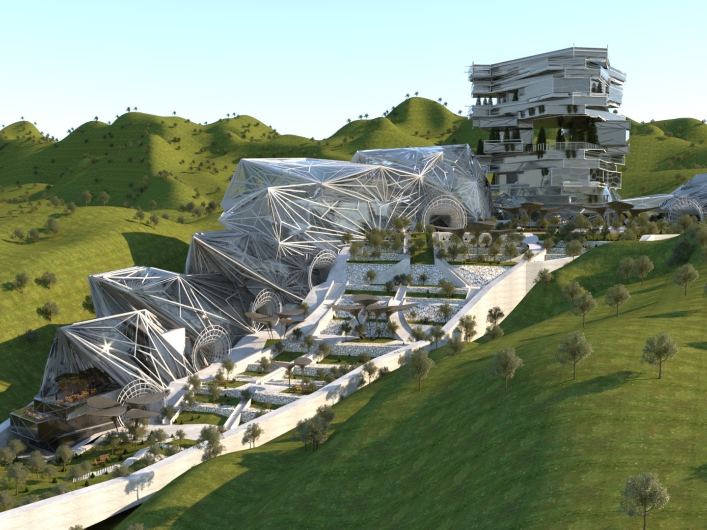 Future Building 3D Model - TurboSquid 2144778