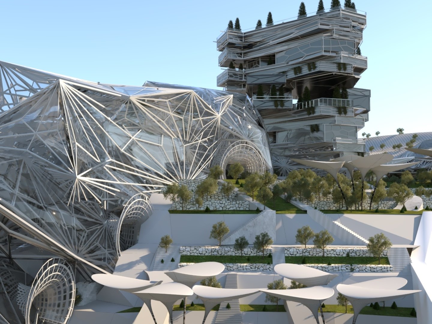 Future Building 3D Model - TurboSquid 2144778