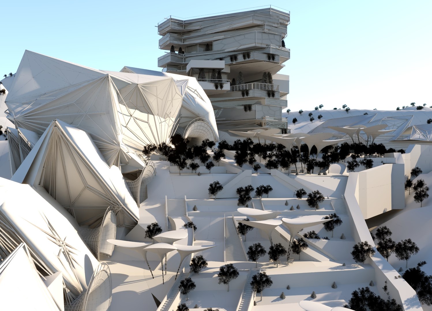 Future Building 3D Model - TurboSquid 2144778