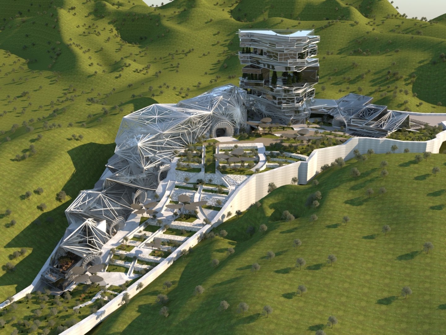 Future Building 3D Model - TurboSquid 2144778