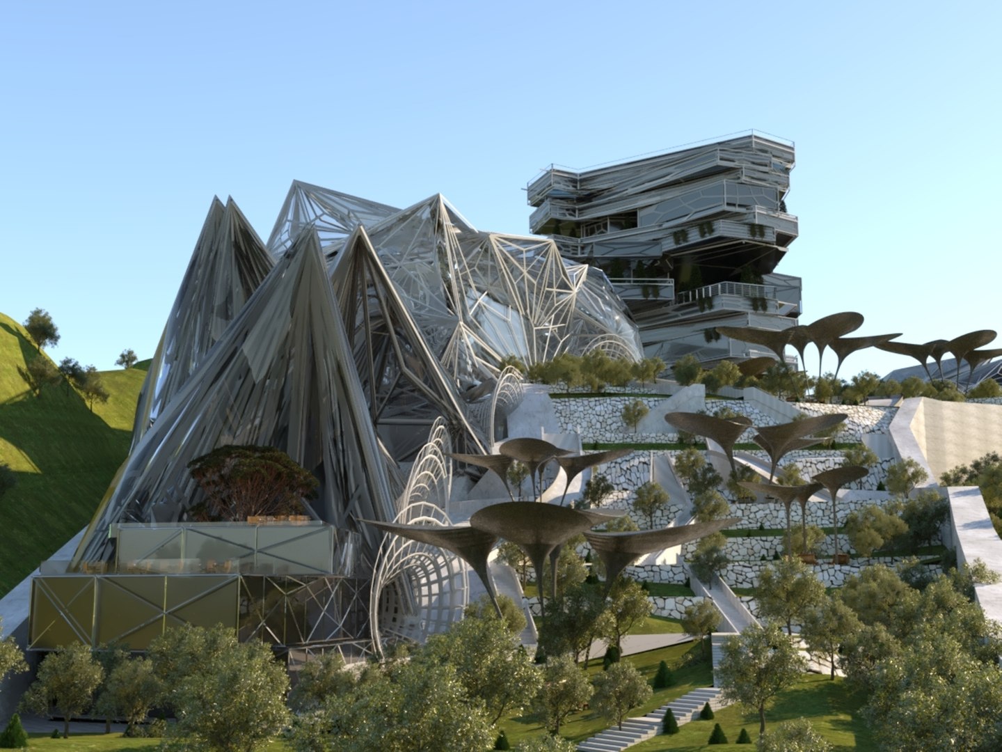 Future Building 3D Model - TurboSquid 2144778