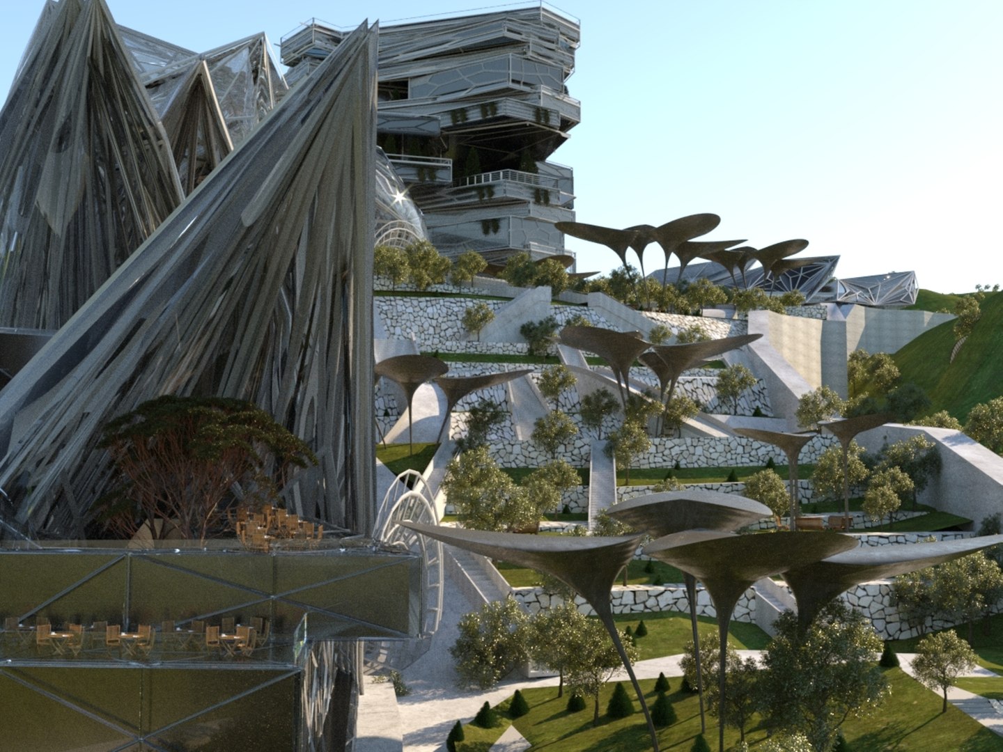 Future Building 3D Model - TurboSquid 2144778