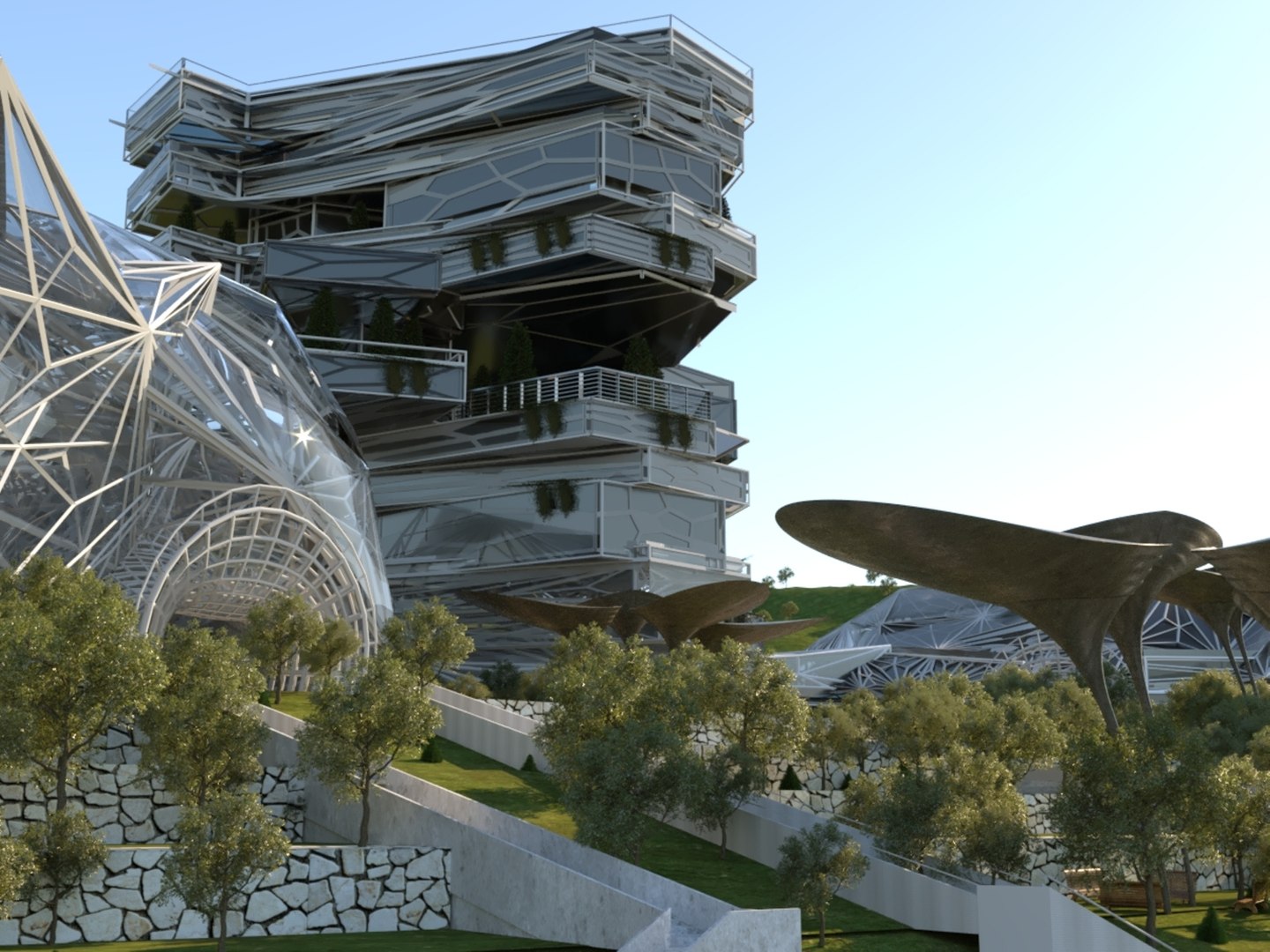 Future Building 3D Model - TurboSquid 2144778