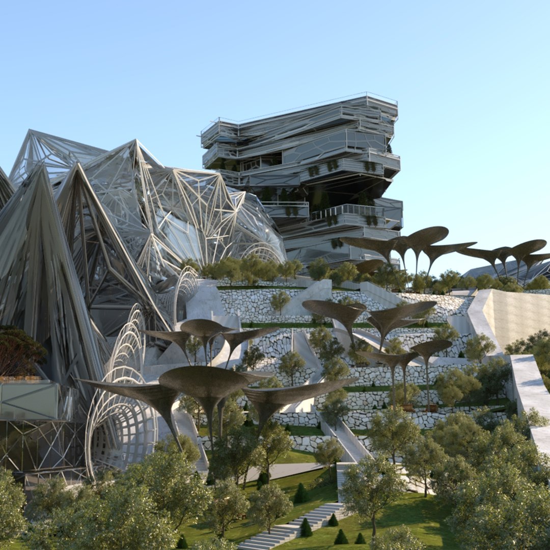 Future Building 3D Model - TurboSquid 2144778