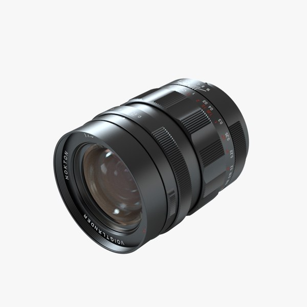 Camera Lens 3D Models for Download | TurboSquid