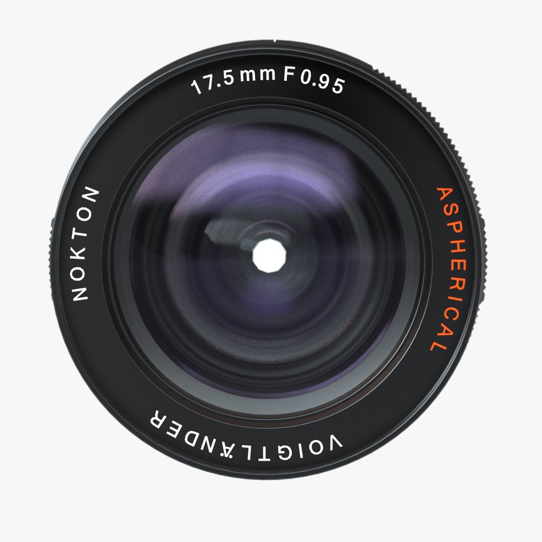 Photoreal Camera Lens Voigtlander 3d Model