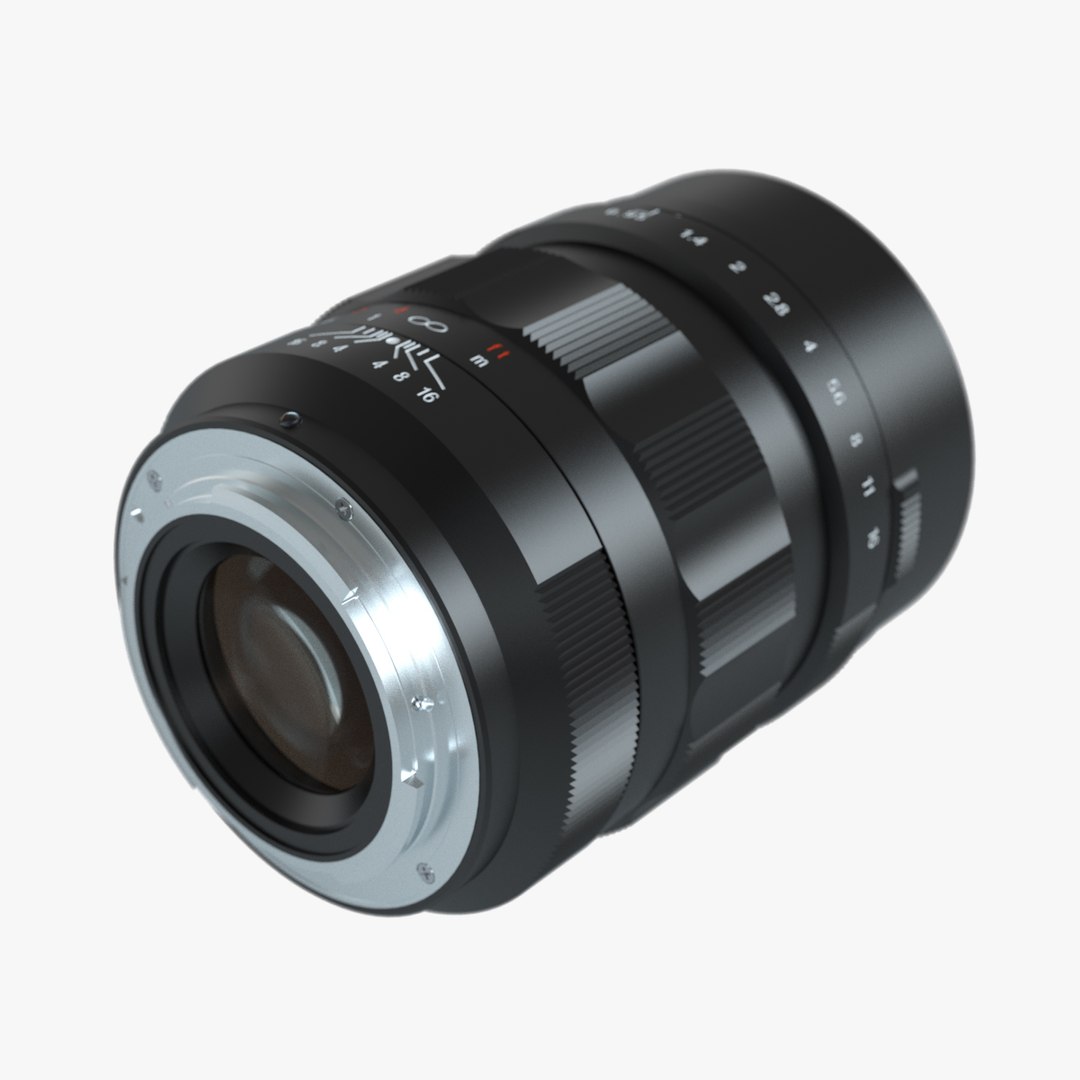 Photoreal Camera Lens Voigtlander 3d Model