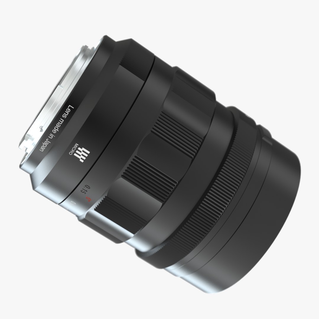 Photoreal Camera Lens Voigtlander 3d Model