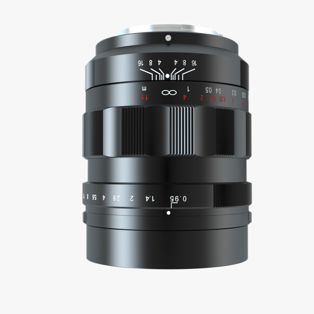 Photoreal Camera Lens Voigtlander 3d Model