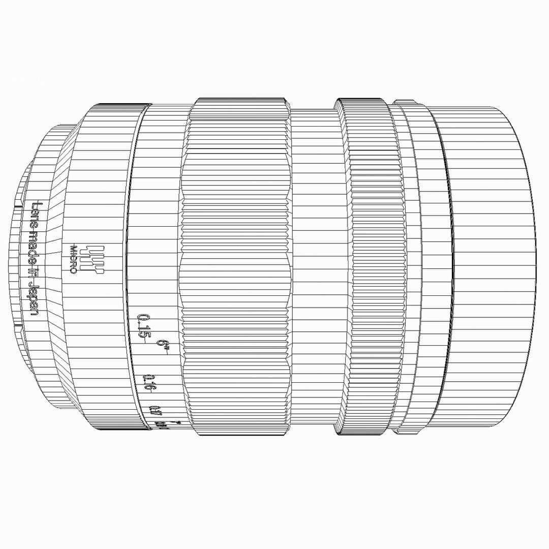 Photoreal Camera Lens Voigtlander 3d Model