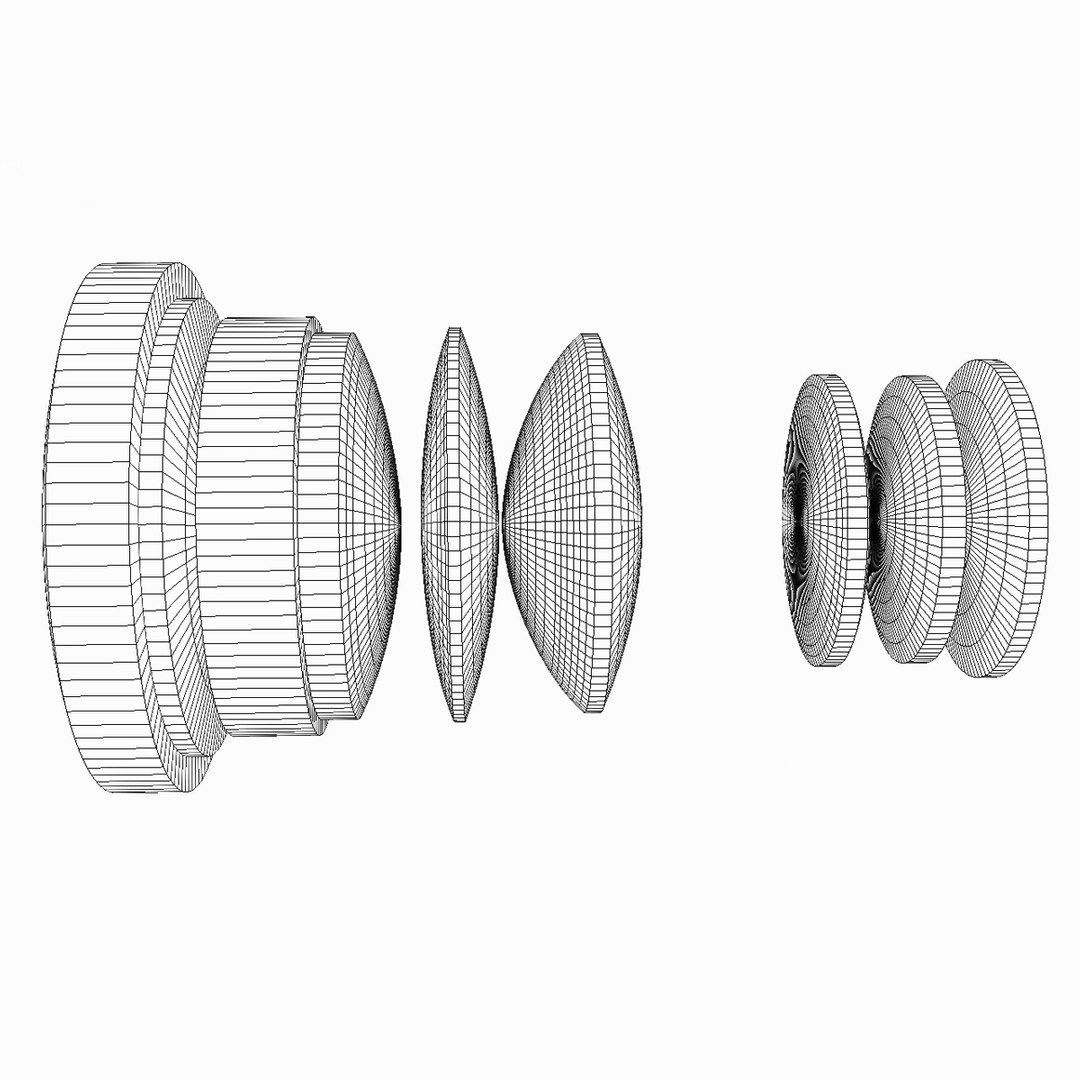 Photoreal Camera Lens Voigtlander 3d Model