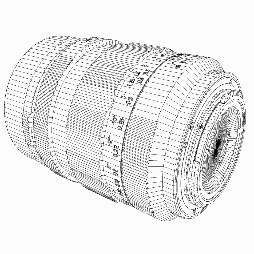 Photoreal Camera Lens Voigtlander 3d Model