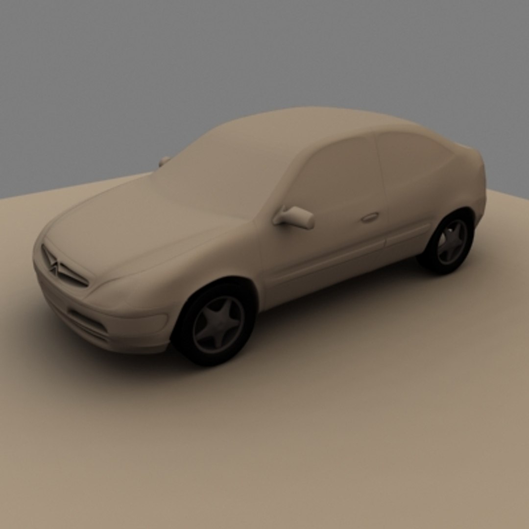 citroen cars 3d max