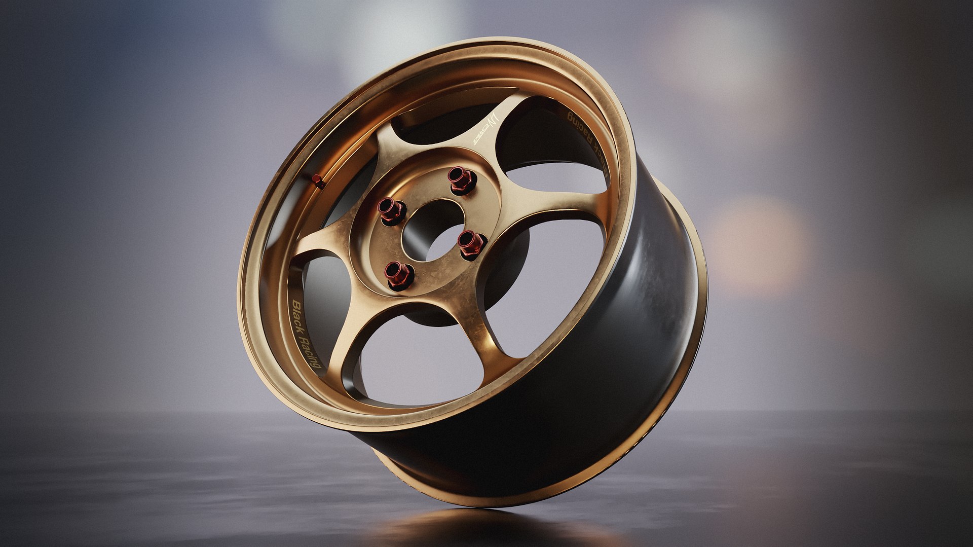 Game-ready Black Racing PRO N1 3D Model - TurboSquid 1827770