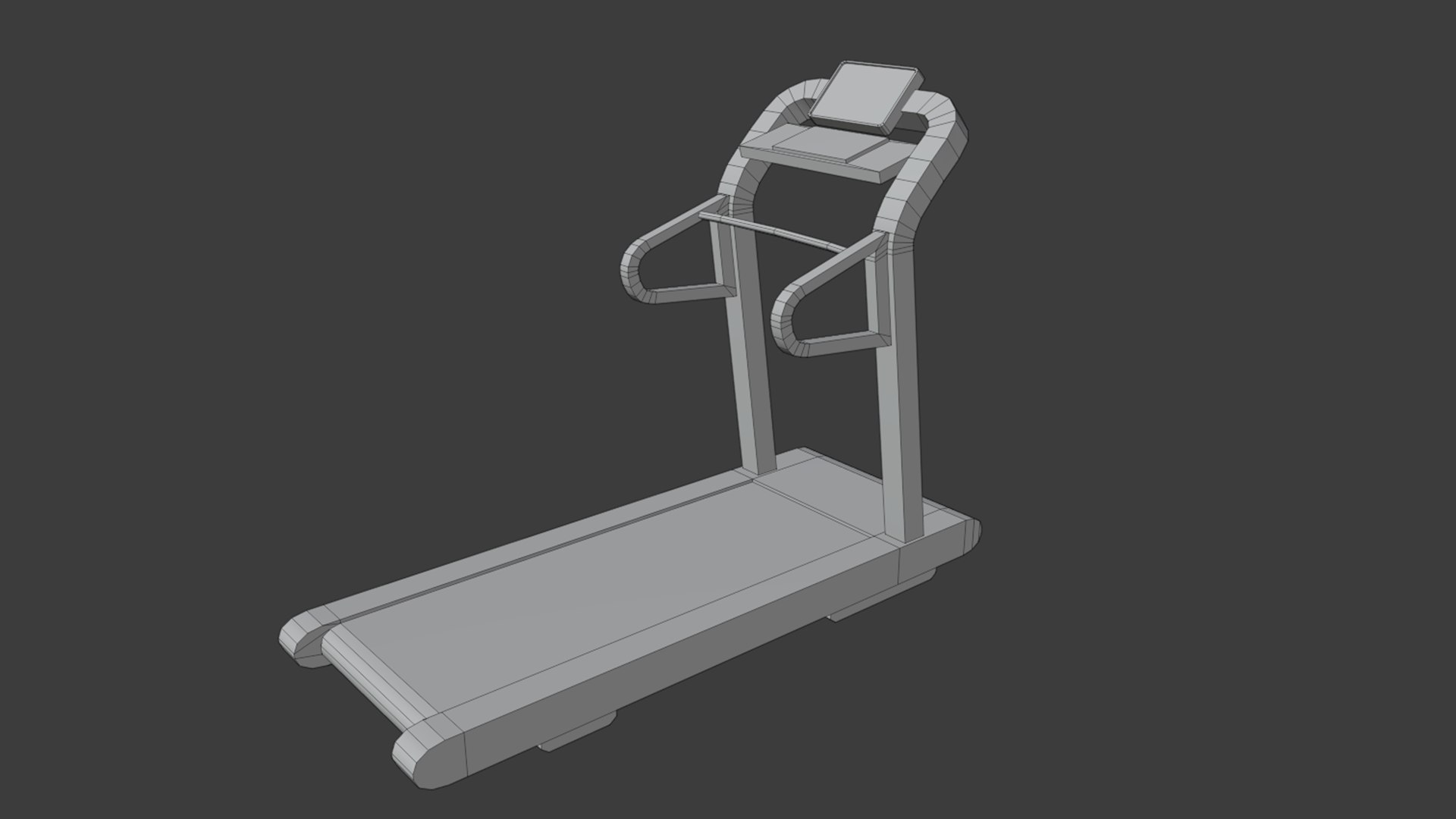 3D Running Machine - Treadmill Model - TurboSquid 1875241