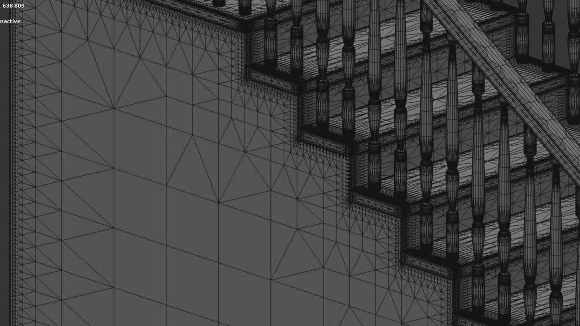 3D Staircase Model - TurboSquid 2185284