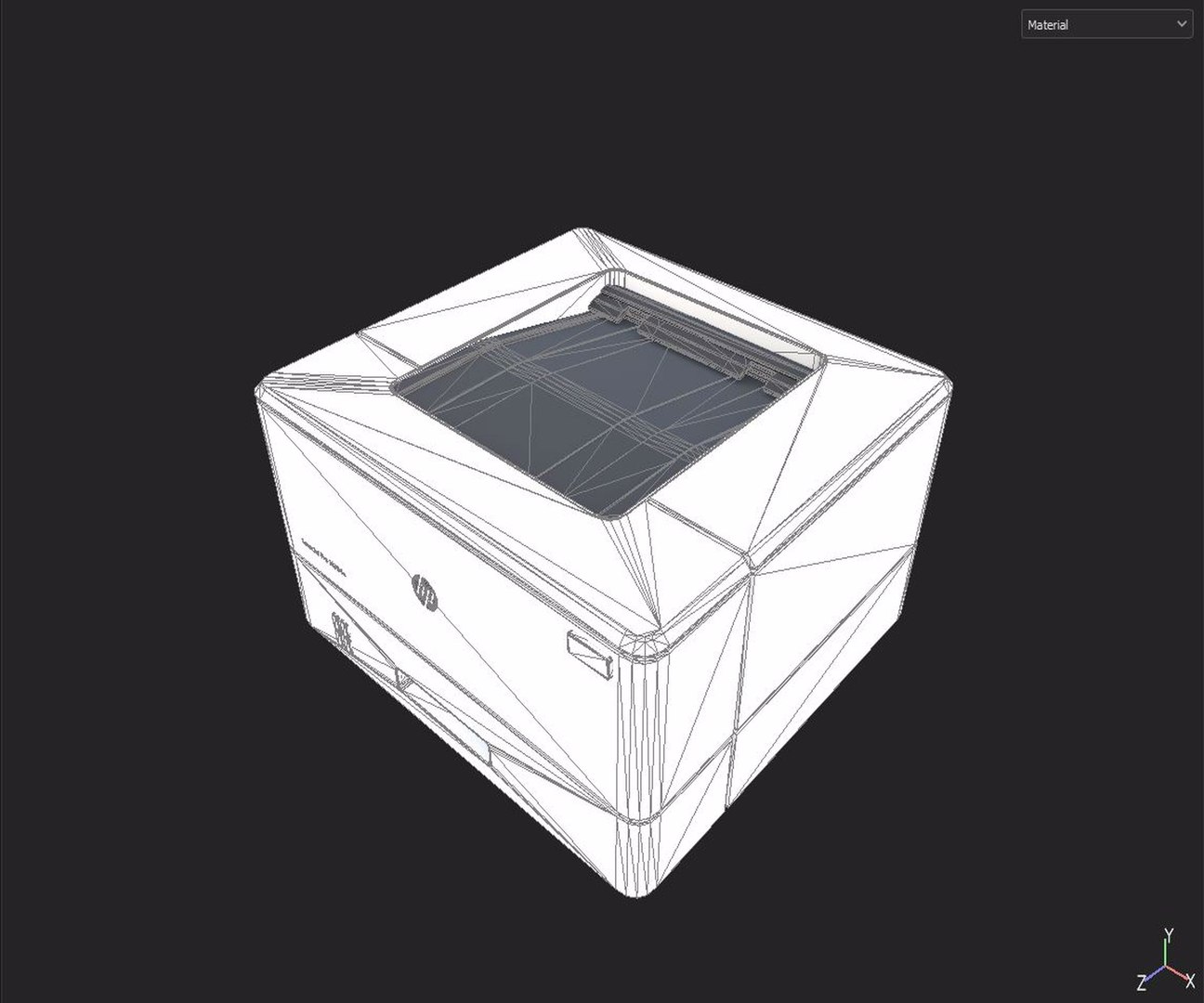 3D HP Printer Model - TurboSquid 2007652