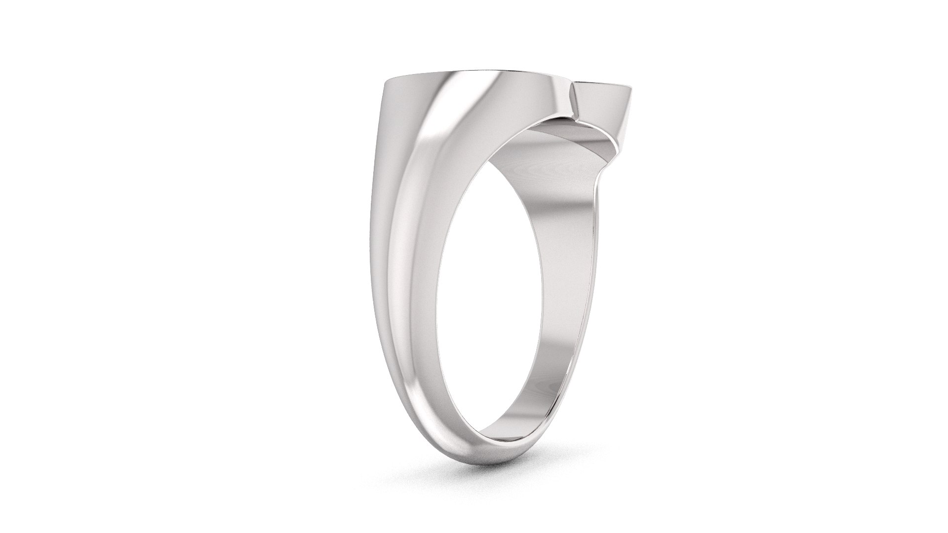 3D Alphabet Signet Ring Q - TurboSquid 2088411
