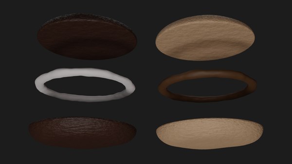 Free 3D Biscuit model - TurboSquid 1923498