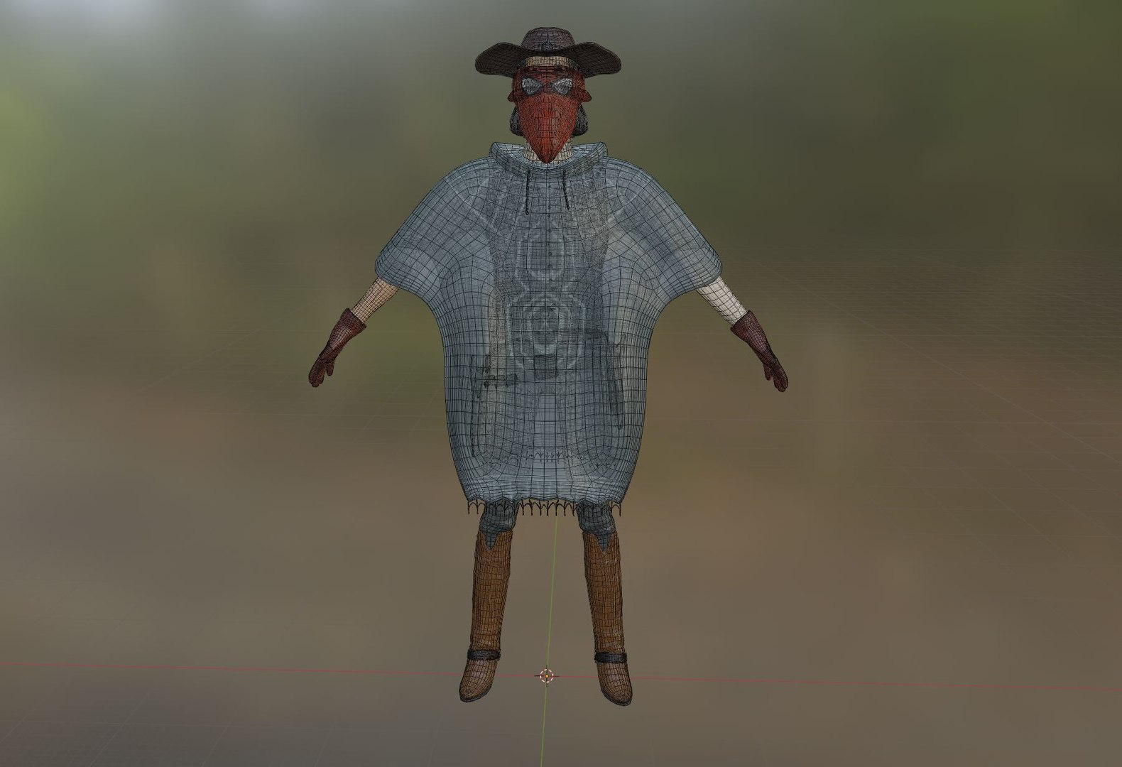 3D Web Slinger Across the Spider-verse Cowboy Spider-Man model ...