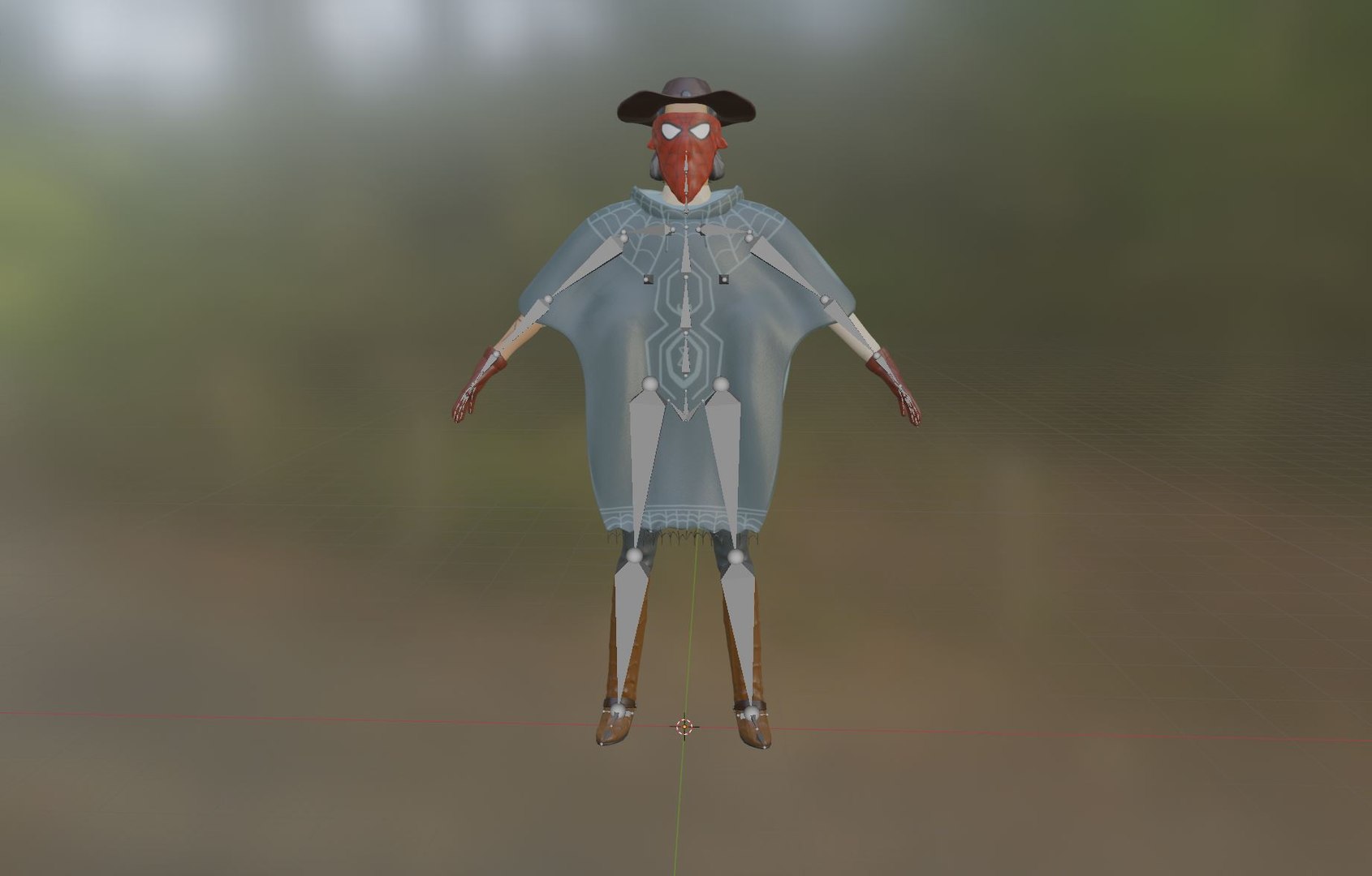 3D Web Slinger Across the Spider-verse Cowboy Spider-Man model ...