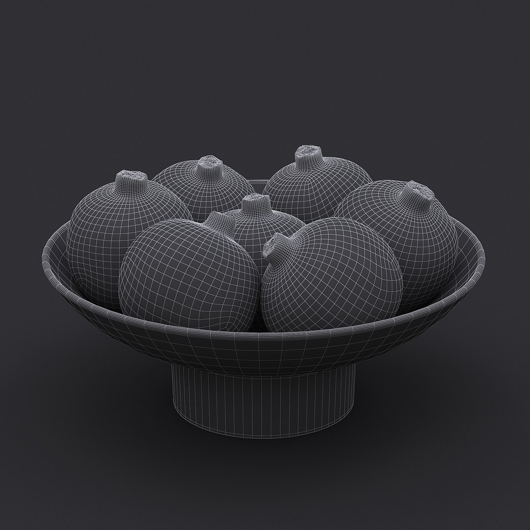 Fruit Bowl II 3D Model - TurboSquid 2110260