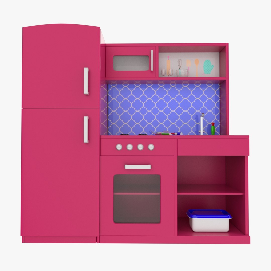 toy kitchen 3d model