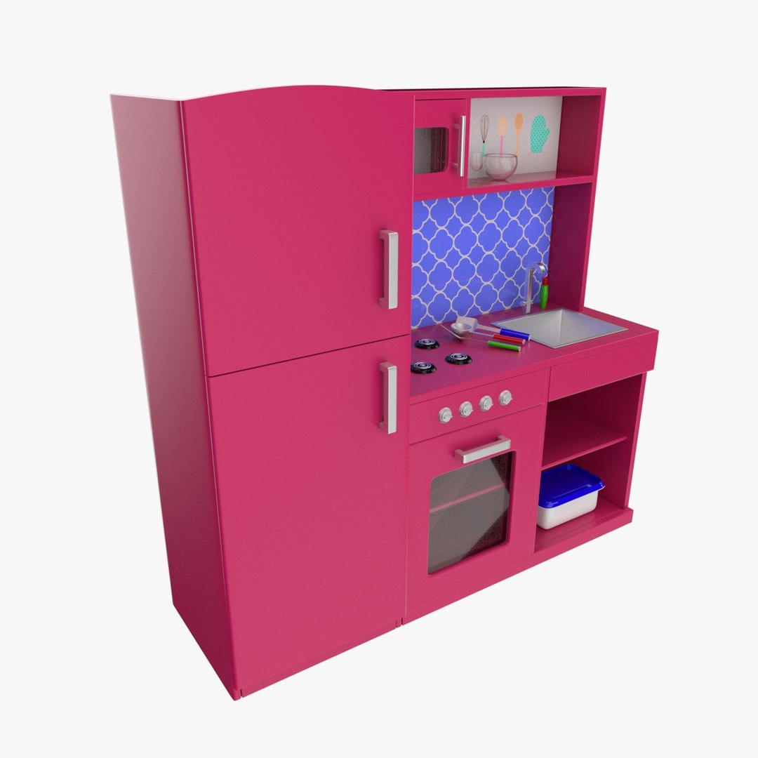 toy kitchen 3d model