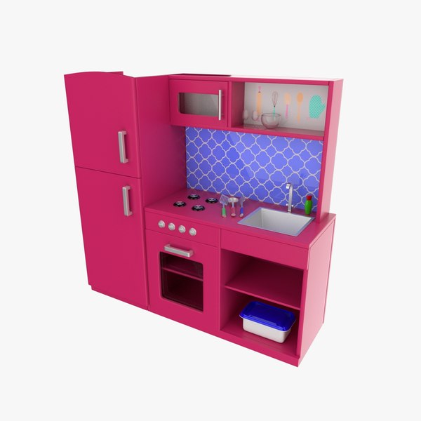 toy kitchen 3d model