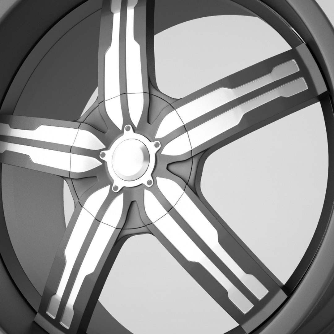 3d black ice rims