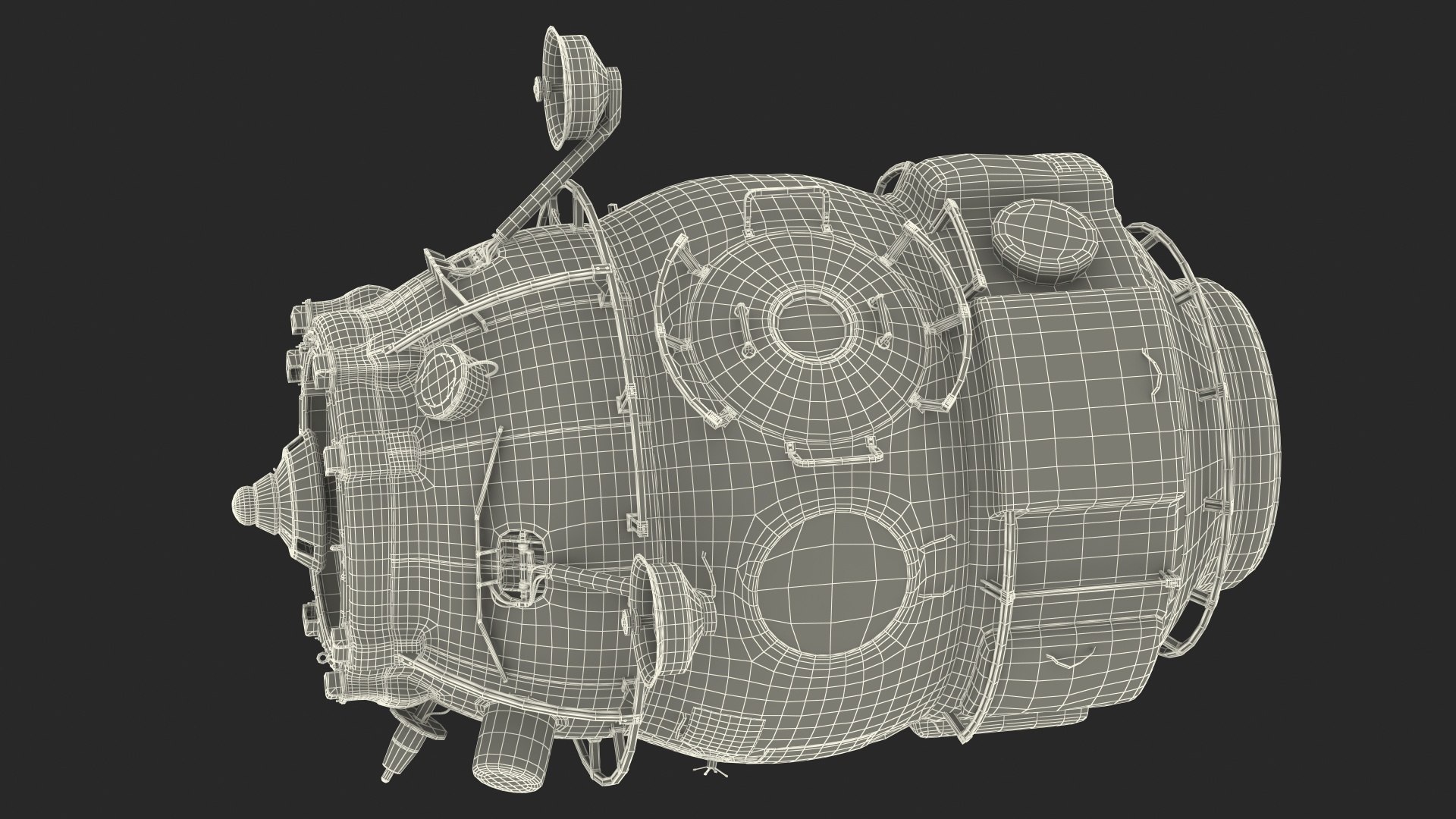 3D model iss module pirs docking - TurboSquid 1619048