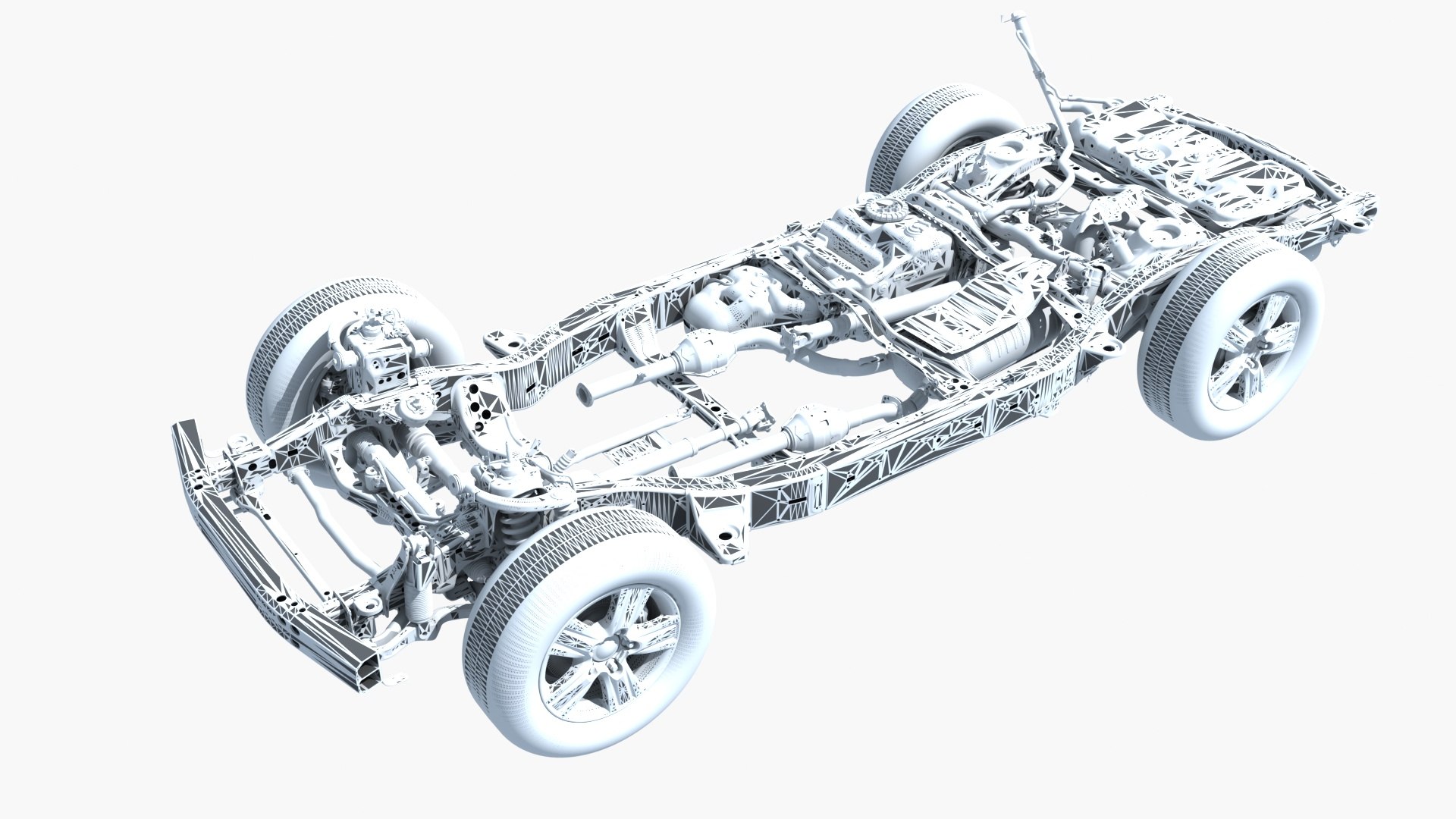 SUV Chassis 3D Model - TurboSquid 2038470