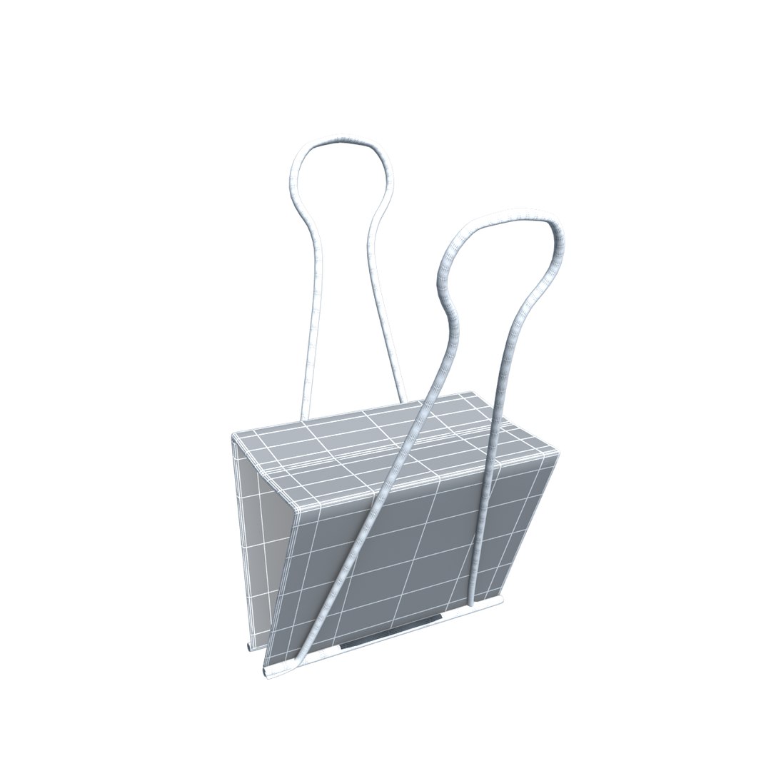 3d model paper binder