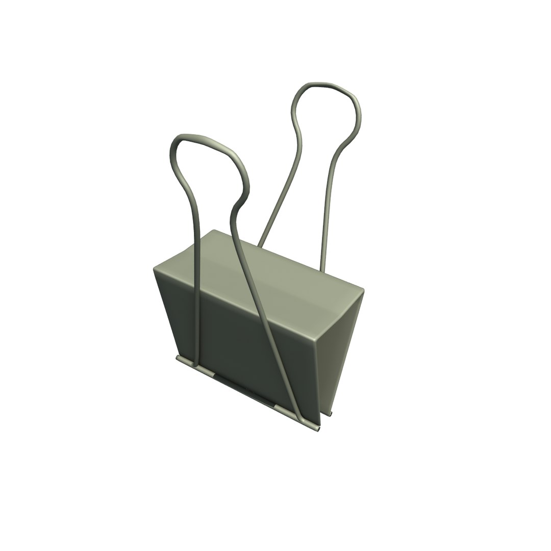 3d model paper binder