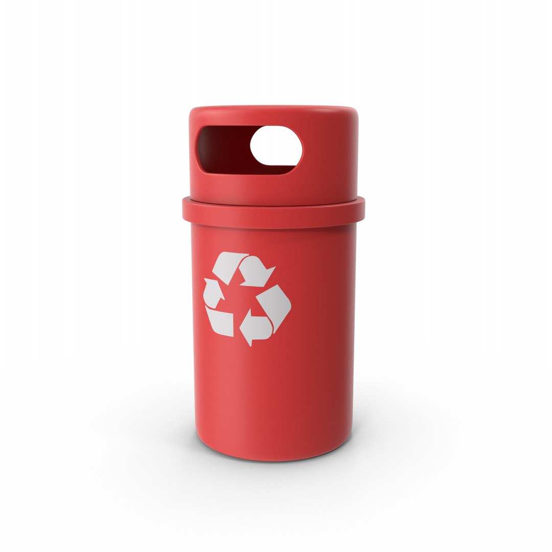Recycle Bin Model - TurboSquid 1874416