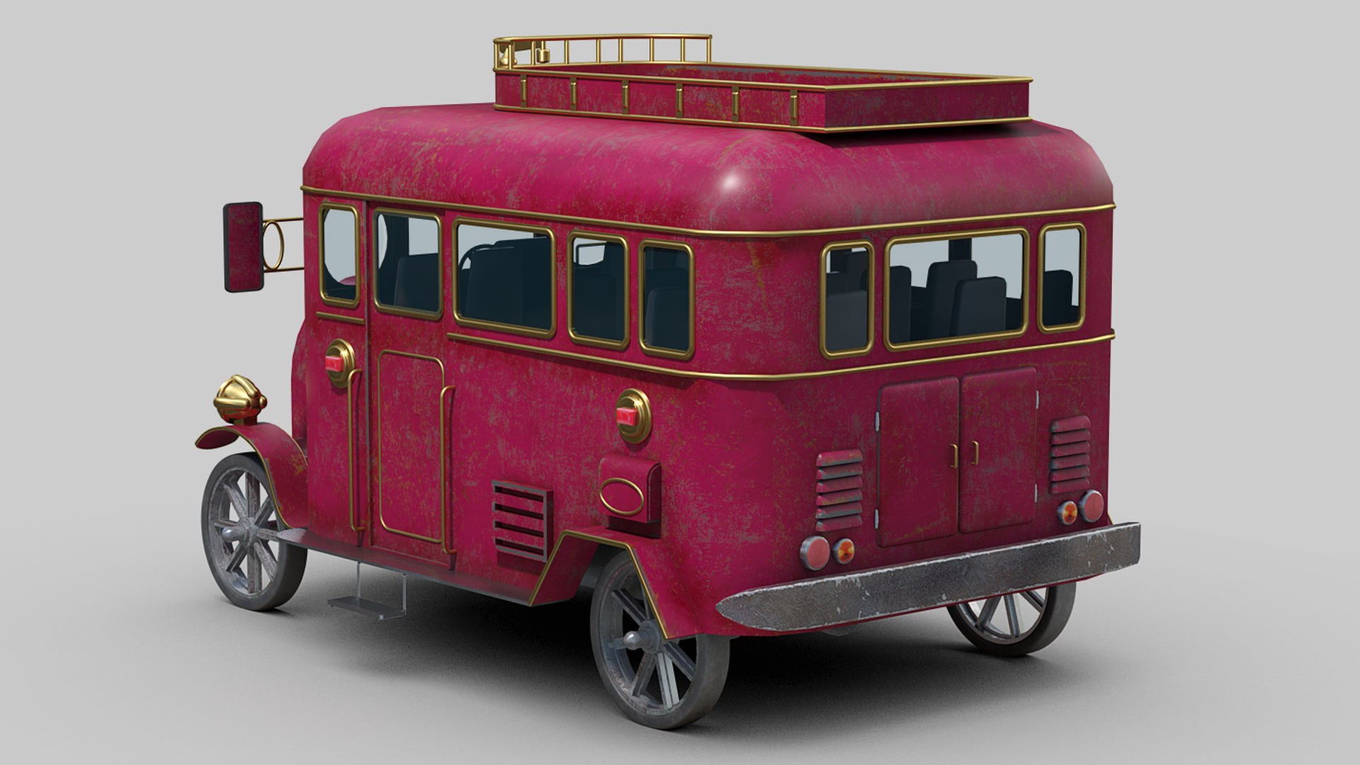3D Diesel-Punk Carriage Concept - TurboSquid 2265954