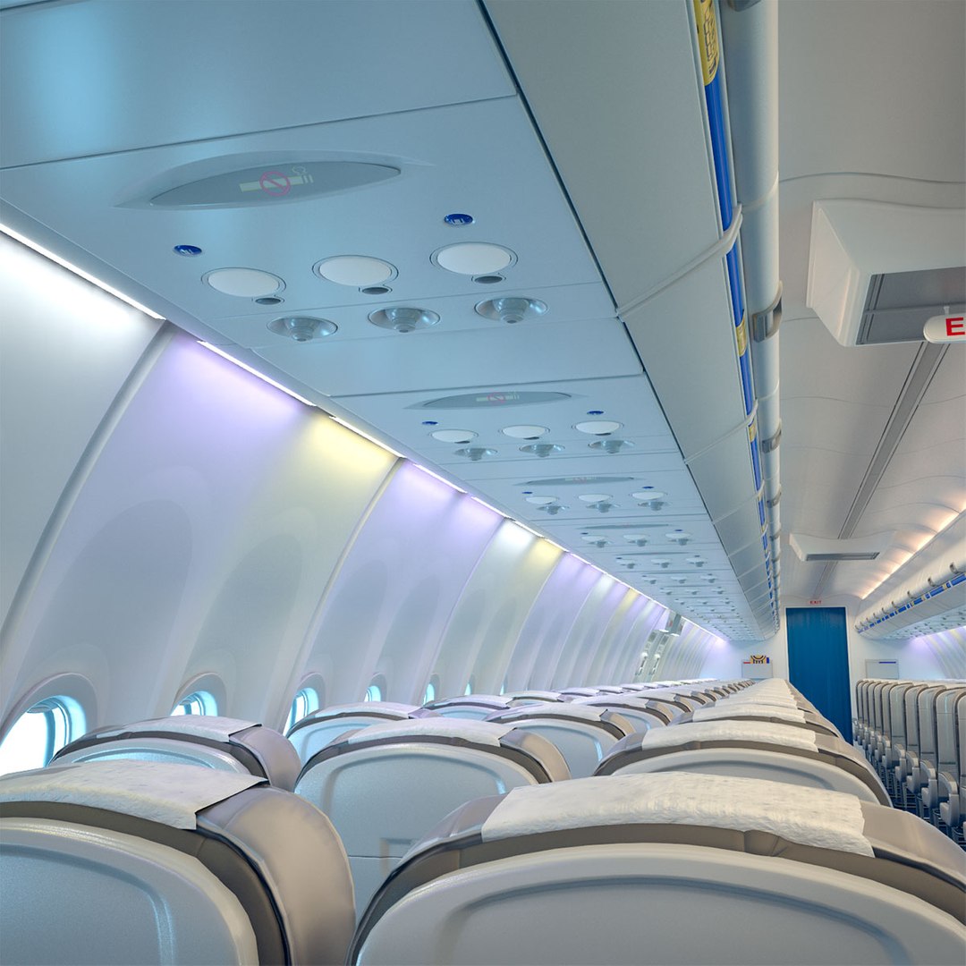 3d Airplane Cabin Interior Boeing 737