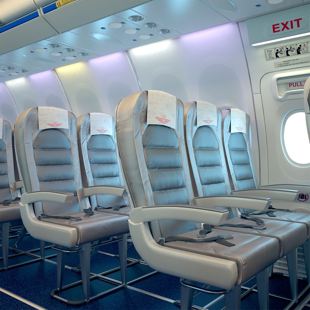 3d Airplane Cabin Interior Boeing 737