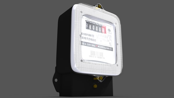 3D model Electricity Meter - TurboSquid 1789589