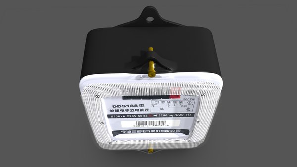 3D model Electricity Meter - TurboSquid 1789589