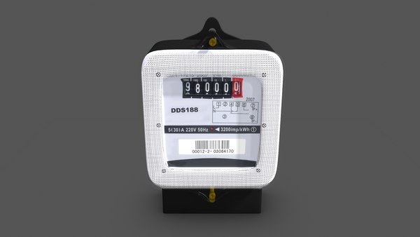 3D model Electricity Meter - TurboSquid 1789589