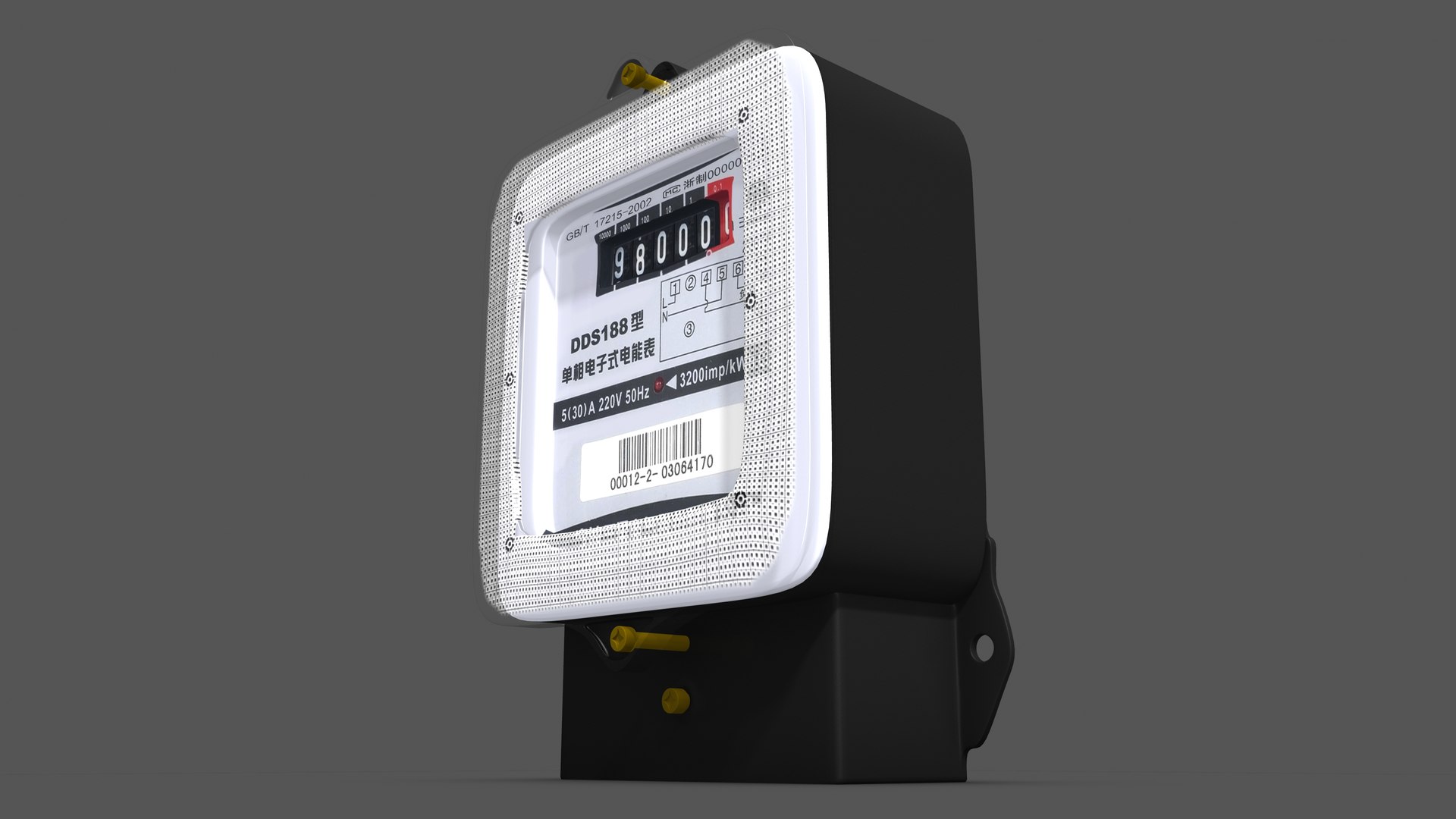 3D Model Electricity Meter - TurboSquid 1789589