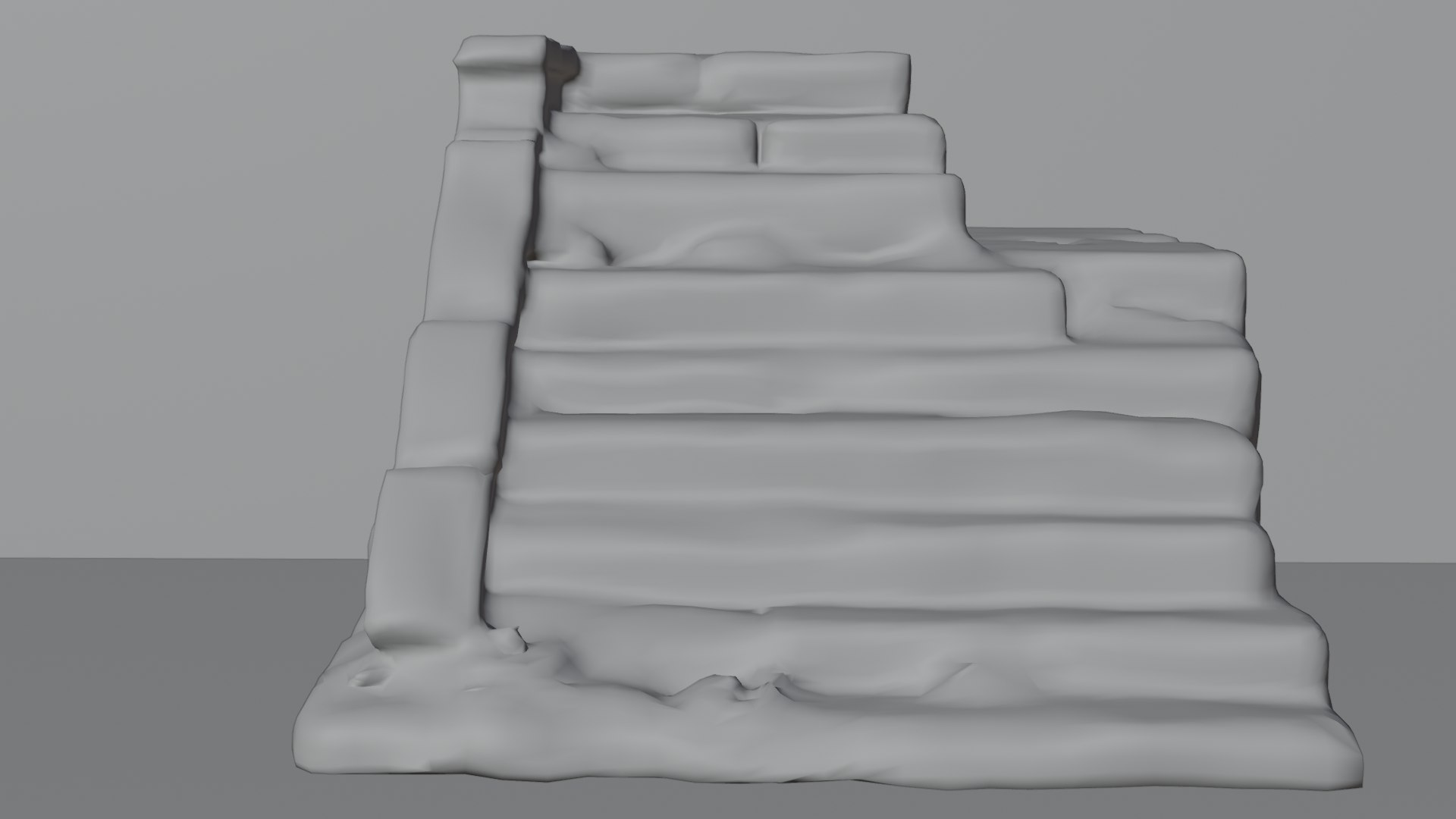3D Model Ancient Incan Stone Staircase 3D Model FBX OBJ - TurboSquid ...