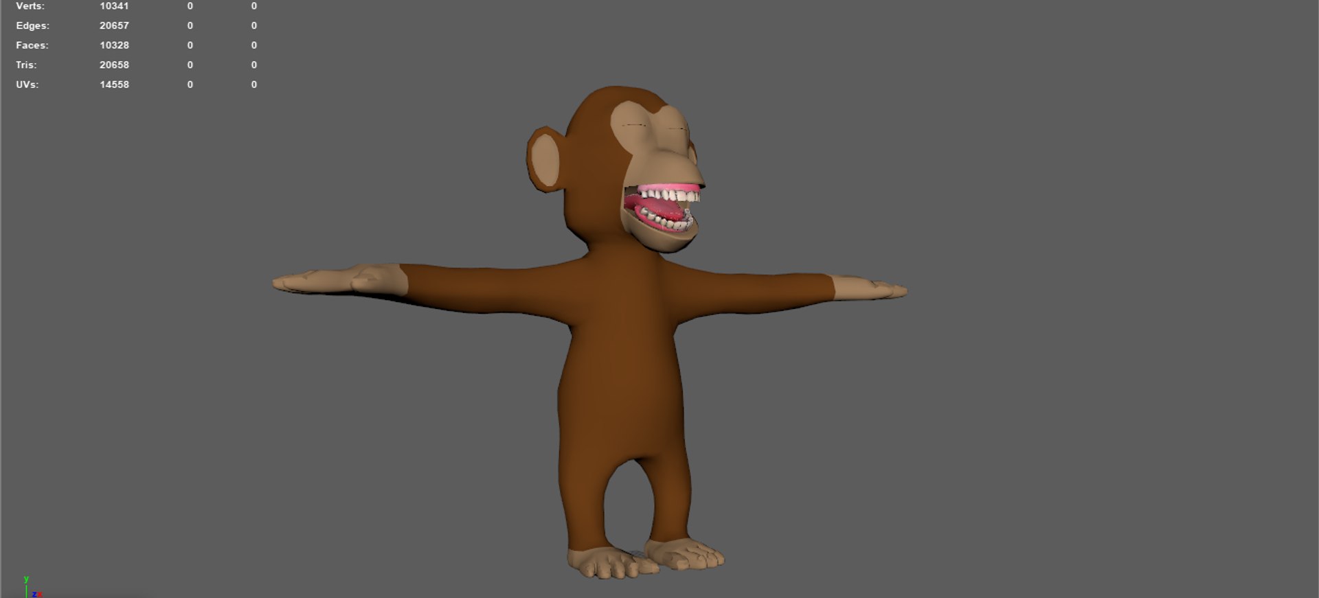 Little Monkey 3D Model - TurboSquid 1194320