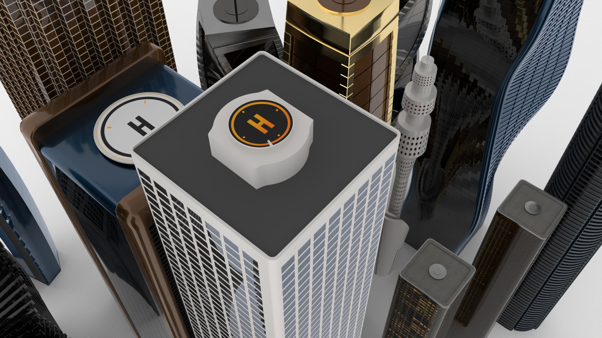 Free 3D Skyscraper Polovinko - TurboSquid 1945549