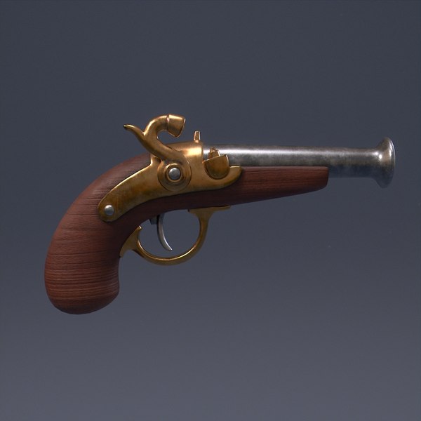 해적 권총 3D 모델 - TurboSquid 1513950