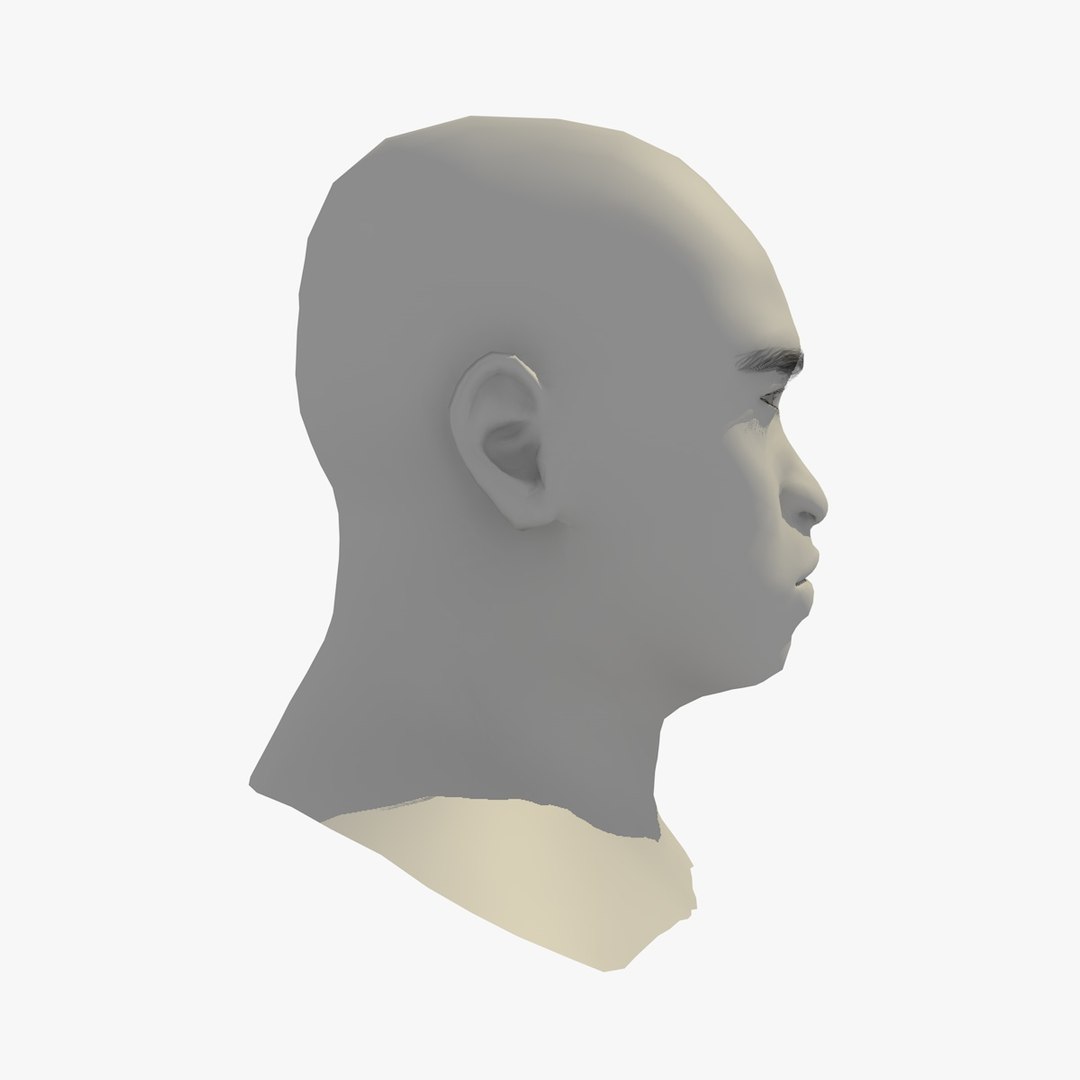 Realistic head base mesh 3D - TurboSquid 1438855